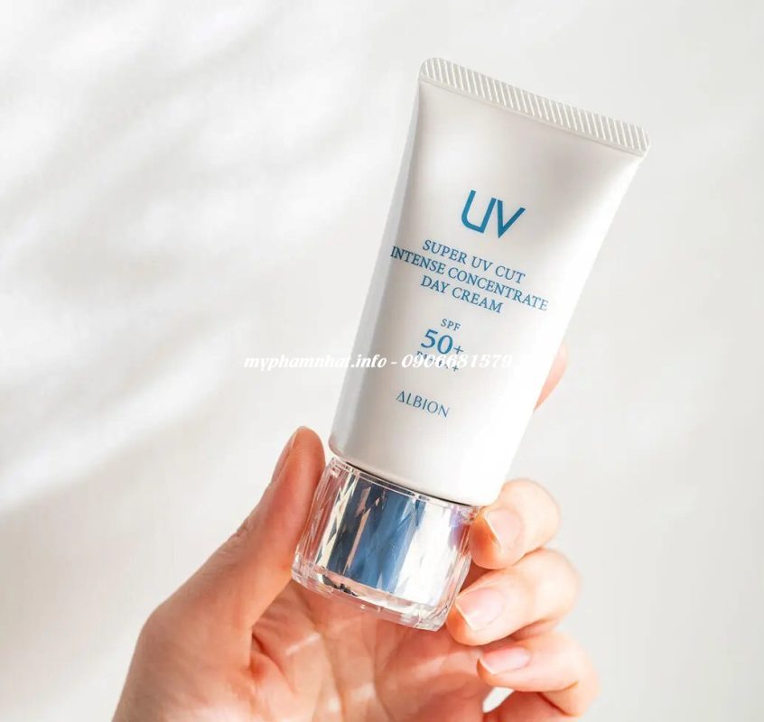 Kem chống nắng ALBION Super UV Cut Intense Concentrate Day Cream SPF50+/PA++++ Nhật Bản