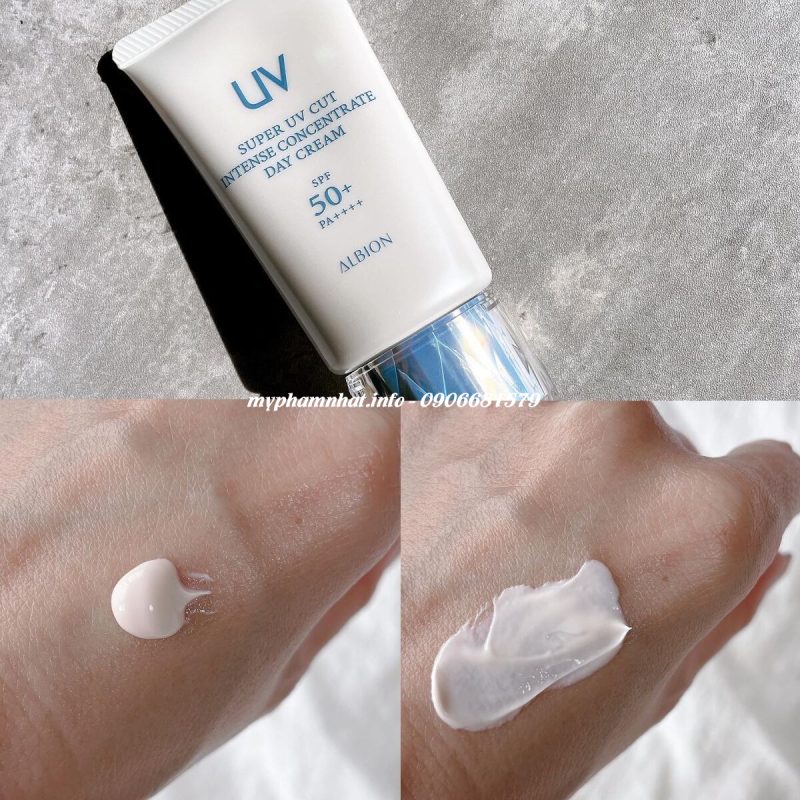 Kem chống nắng ALBION Super UV Cut Intense Concentrate Day Cream SPF50+/PA++++ Nhật Bản