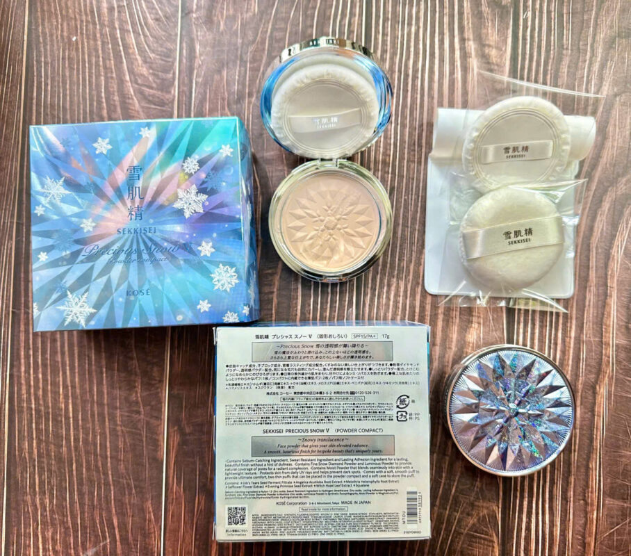Phấn phủ bông tuyết Kose SEKKISEI Precious Snow Face Powder V SPF15 PA+ (2024 Limited Edition)