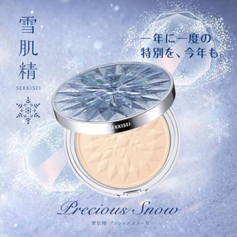 Phấn phủ bông tuyết Kose SEKKISEI Precious Snow Face Powder V SPF15 PA+ (2024 Limited Edition)